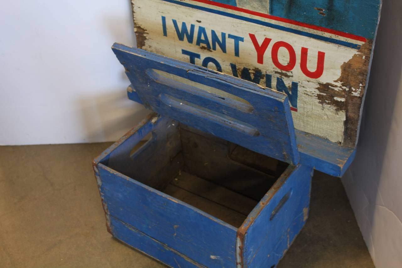 1940s Folk Art Carnival Uncle Sam Game For Sale at 1stDibs