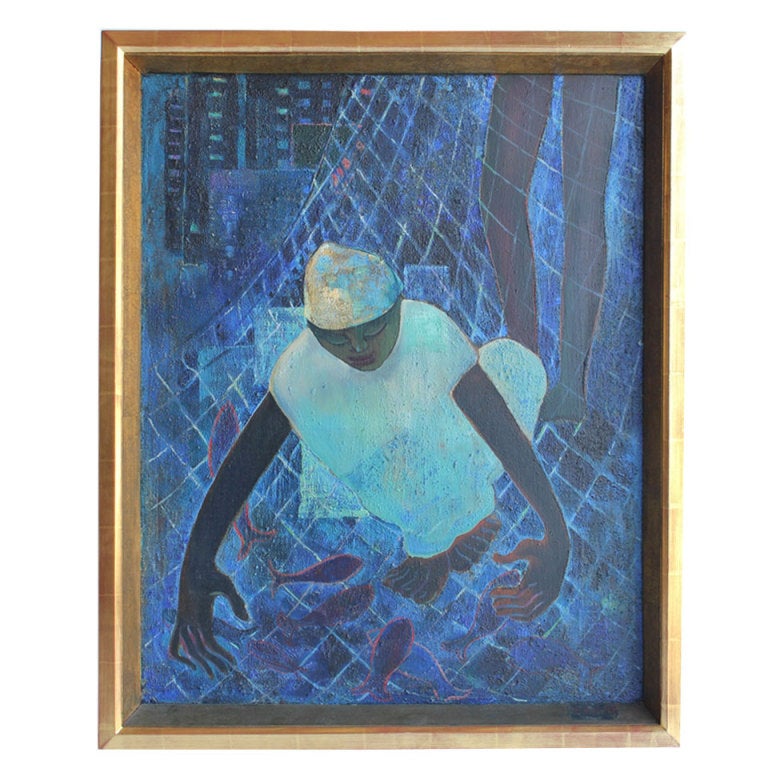 20th Century Oil Painting by Bernard Bouts at 1stDibs