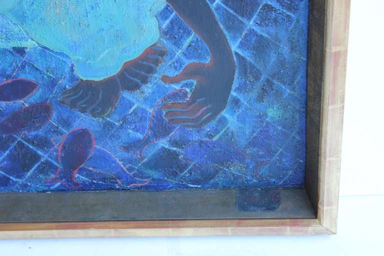 20th Century Oil Painting by Bernard Bouts at 1stDibs