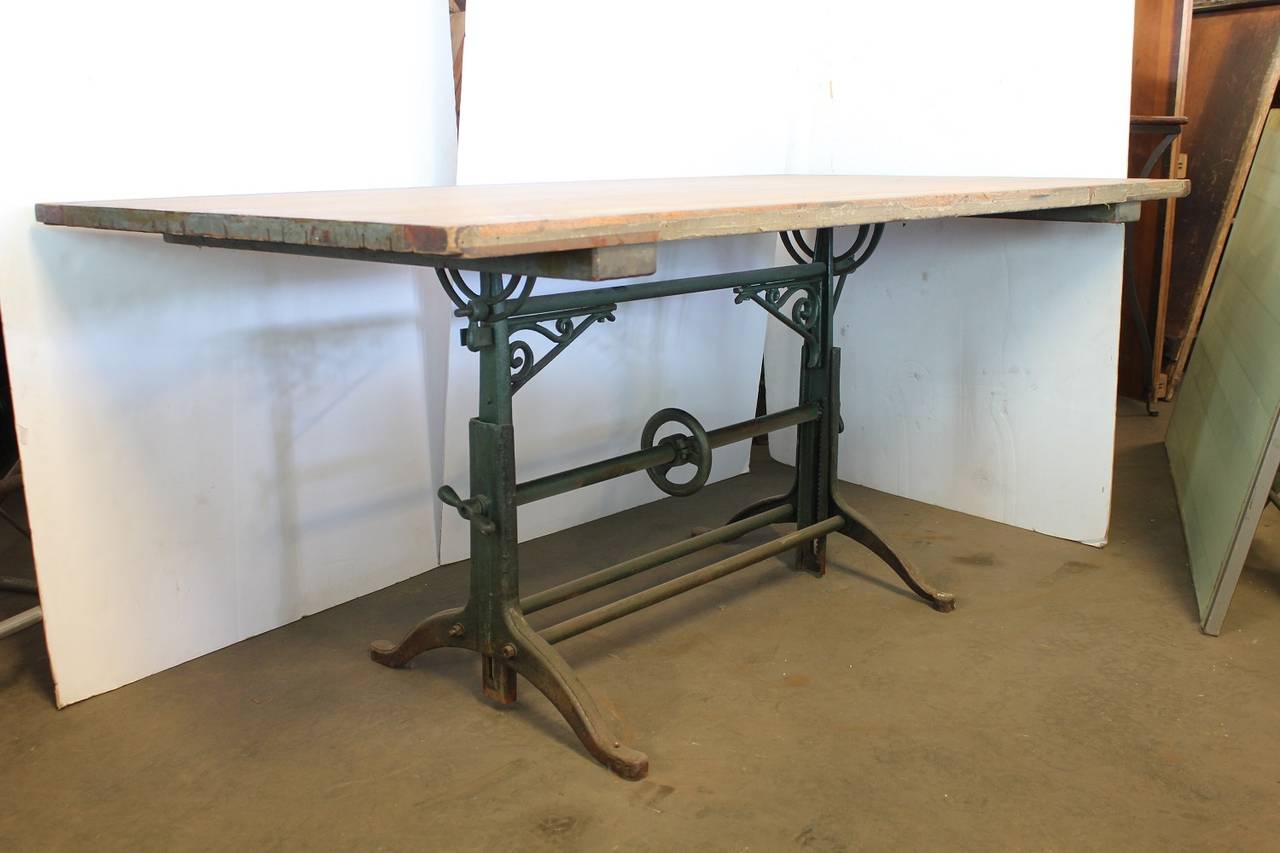Antique American Drafting Table at 1stDibs