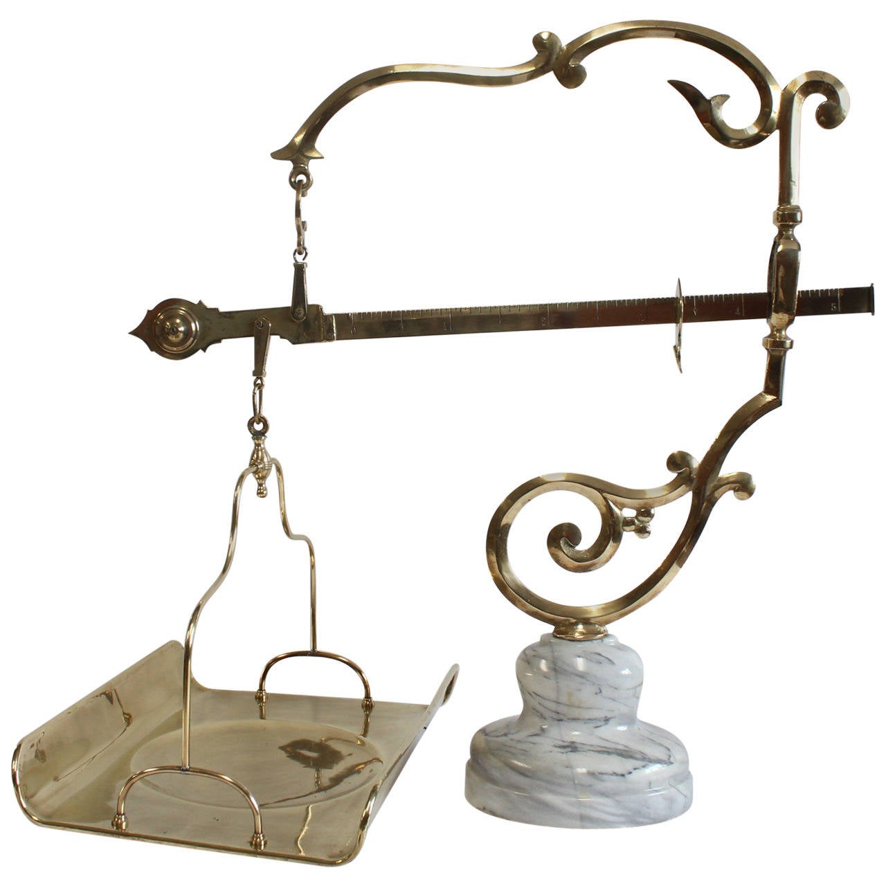 Vintage Italian Decorative Brass Baker's Scale For Sale at 1stDibs ...