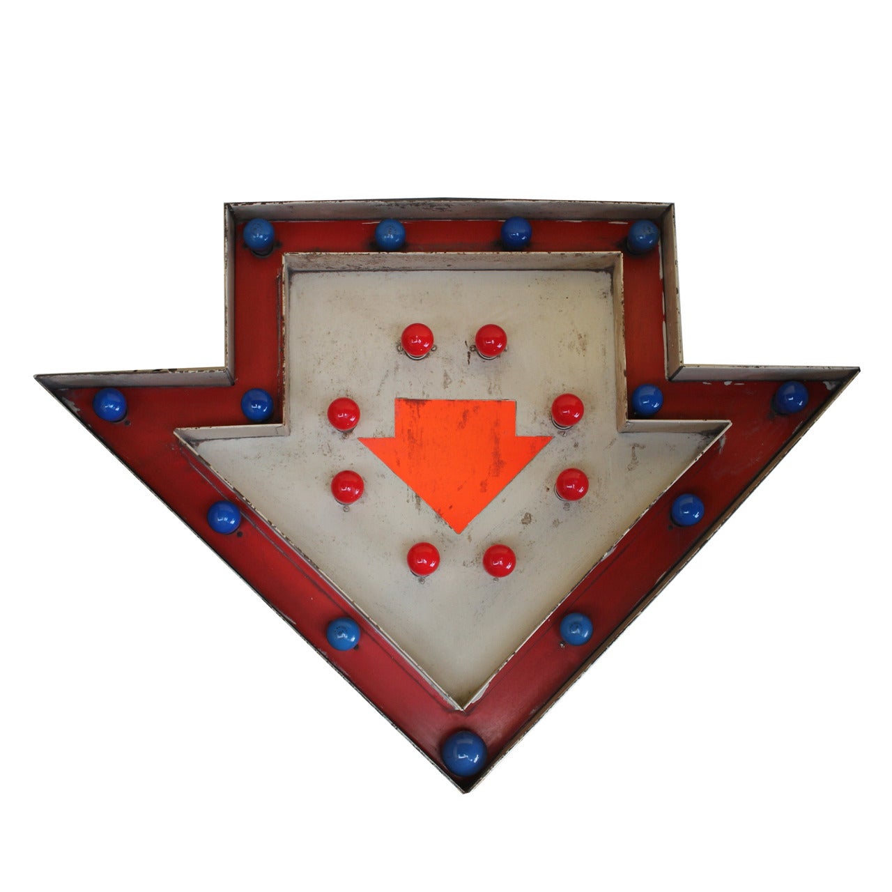 Lighted Arrow Sign Vintage - 19 For Sale on 1stDibs