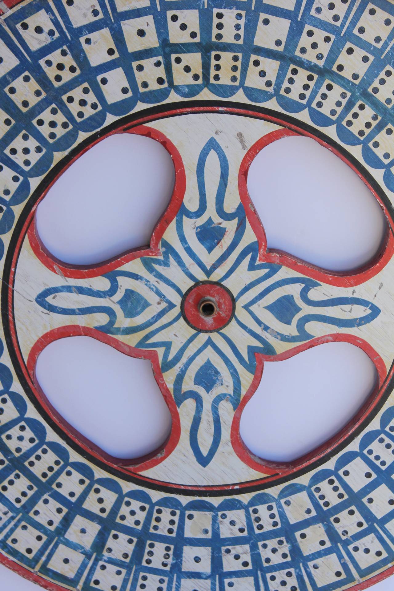 1930s Blue Dice Game Wheel at 1stDibs | chuck a luck wheel, wheel dice ...