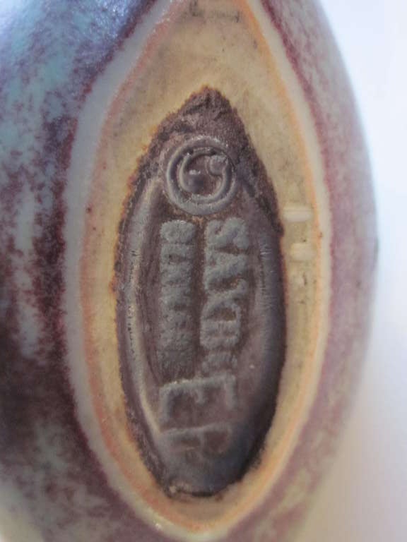 Danish Saxbo Pottery Bowl Designed By Erik Rahr For Sale at 1stDibs