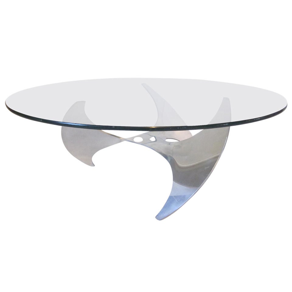 Aluminum Hesterberg Propeller Coffee Table at 1stDibs | boat propeller ...