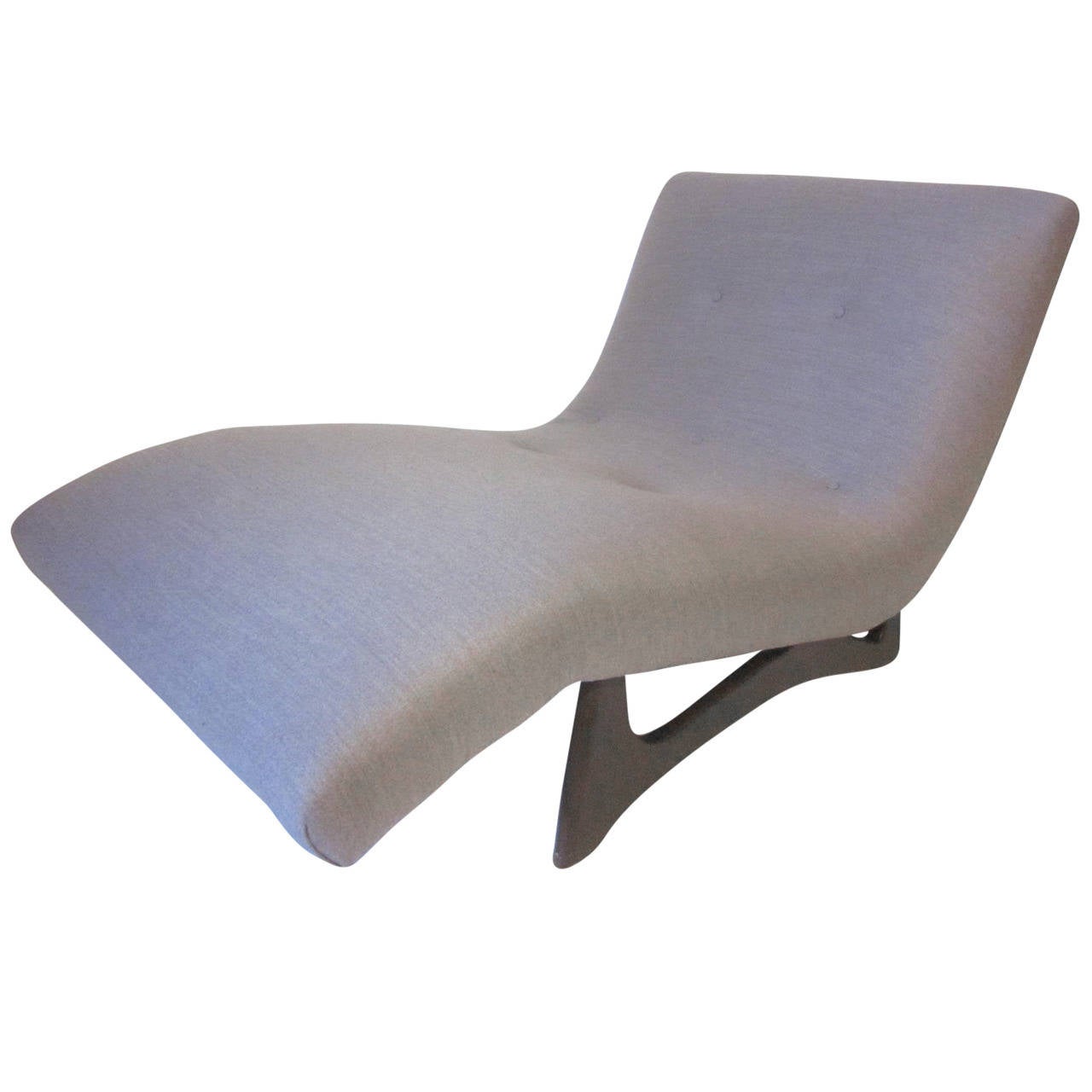 Adrian Pearsall Wave Lounge Chair at 1stDibs | wavy lounge chair, wave ...
