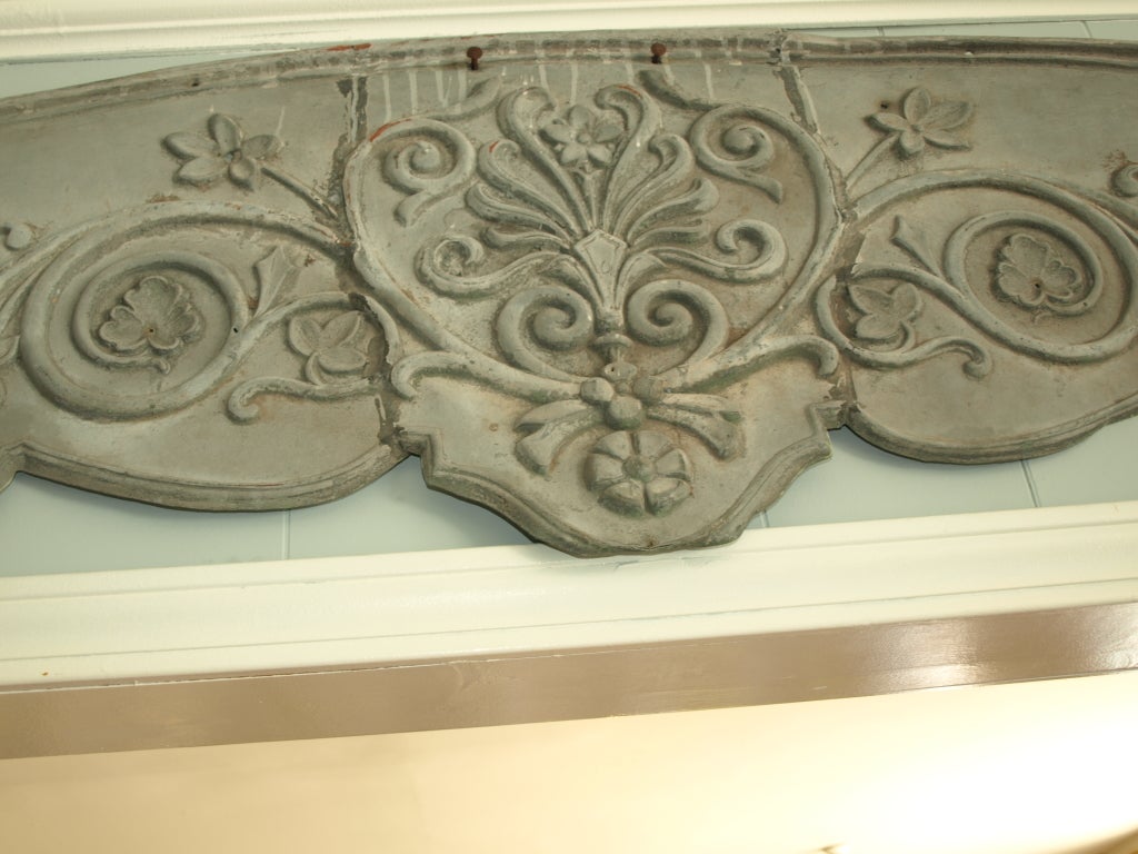 Late 19th Century French Zinc Window Panels at 1stDibs