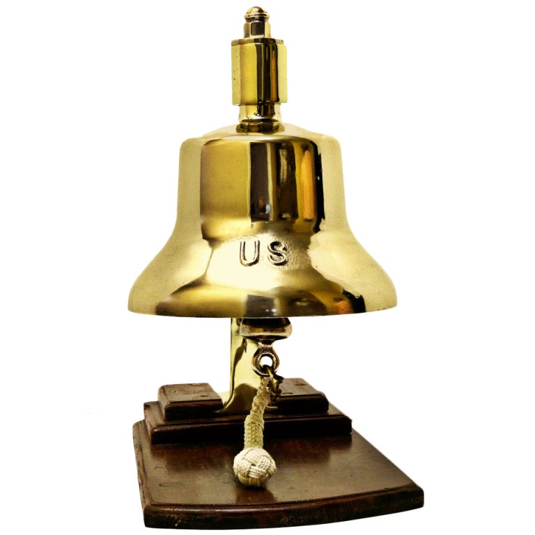 Vintage Naval and Military Ships Foredeck Bell Vietnam Era For Sale at ...