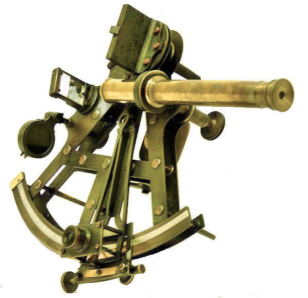 Antique H. Hughes and Son Double Frame Nautical Quintant - Sextant at ...