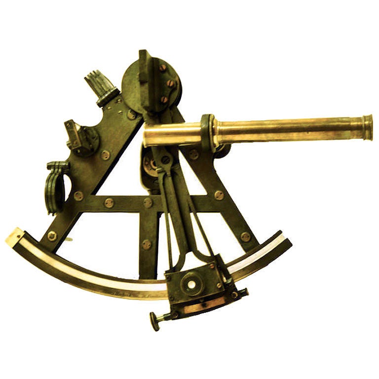 Antique H. Hughes and Son Double Frame Nautical Quintant - Sextant at ...