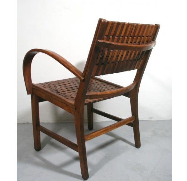 Erich Dieckmann Set of 4 Bauhaus Arm Chairs at 1stDibs