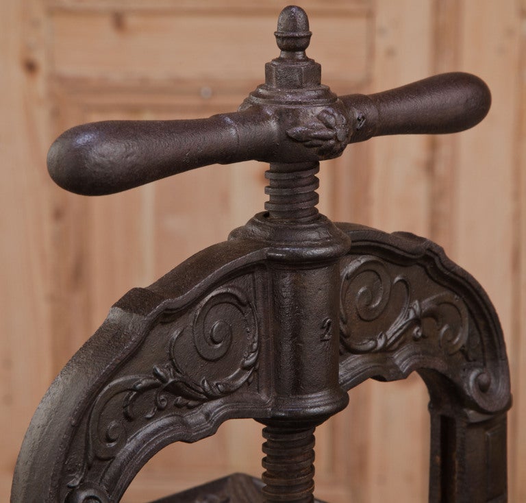 Antique Cast Iron Paper Press at 1stDibs | antique paper press, antique ...