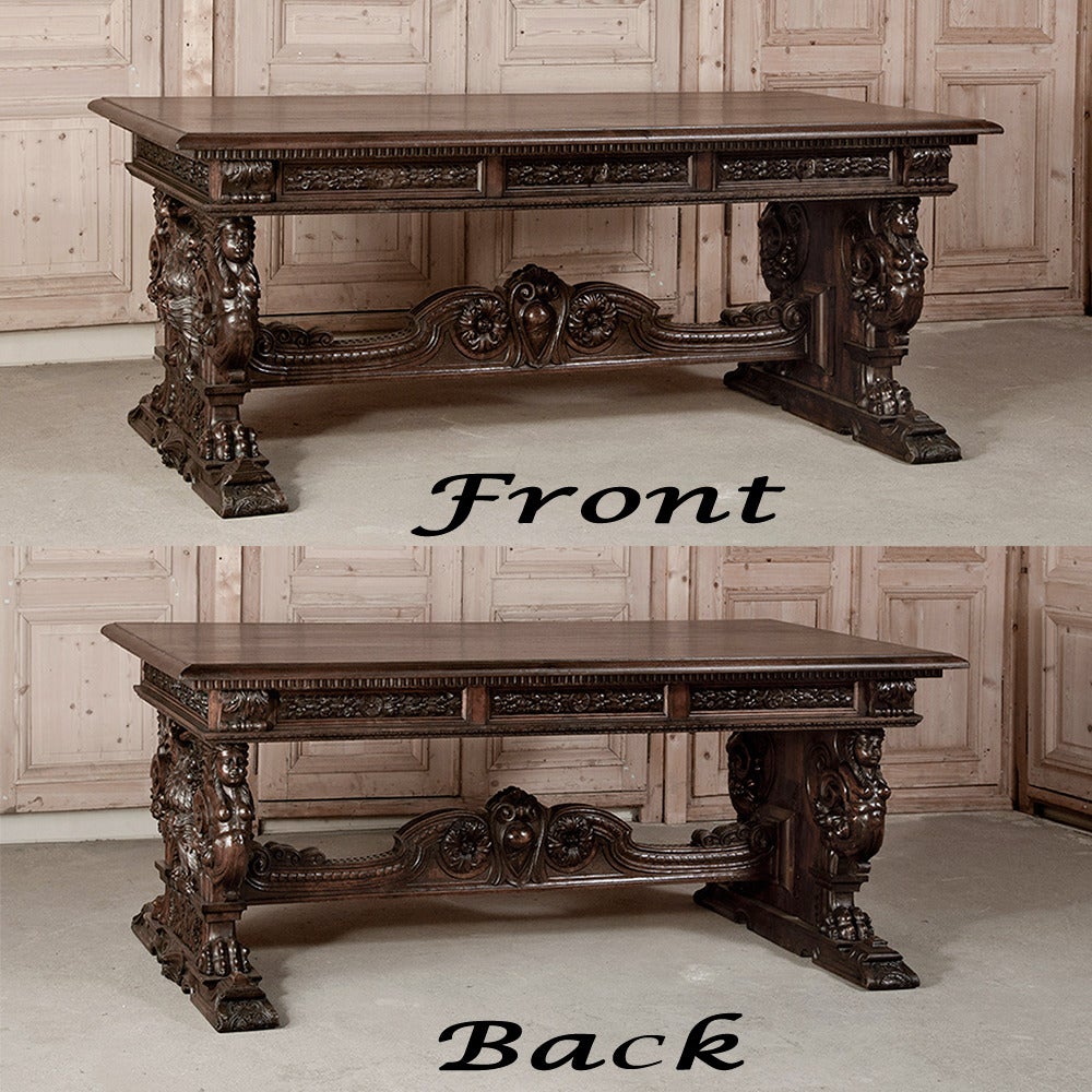 Italian Renaissance Style Desk at 1stDibs