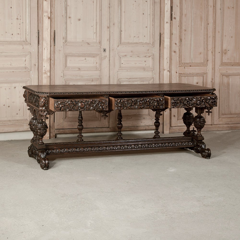 Grand Renaissance Desk at 1stDibs
