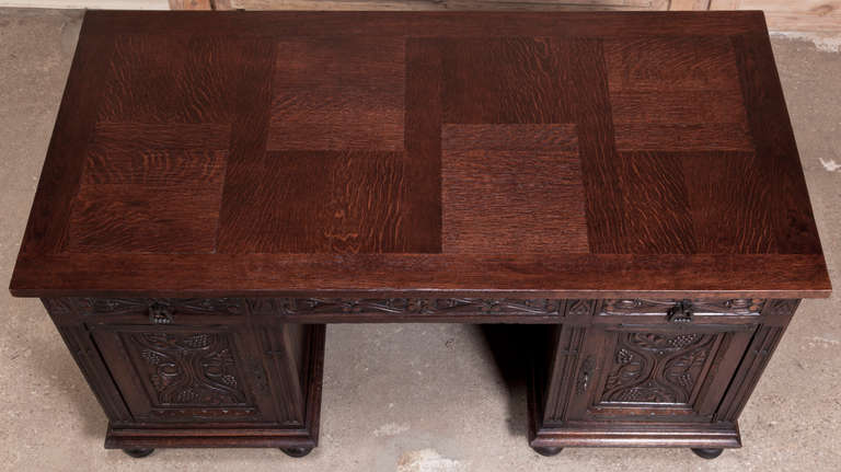 Vintage Rustic Gothic Desk at 1stDibs
