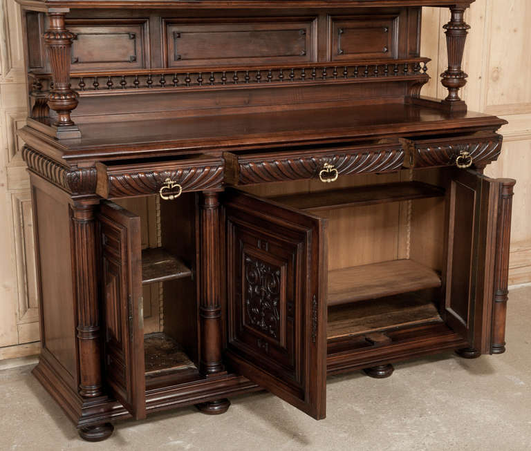 Antique French Henri II Walnut China Buffet at 1stDibs | buffet henri ...