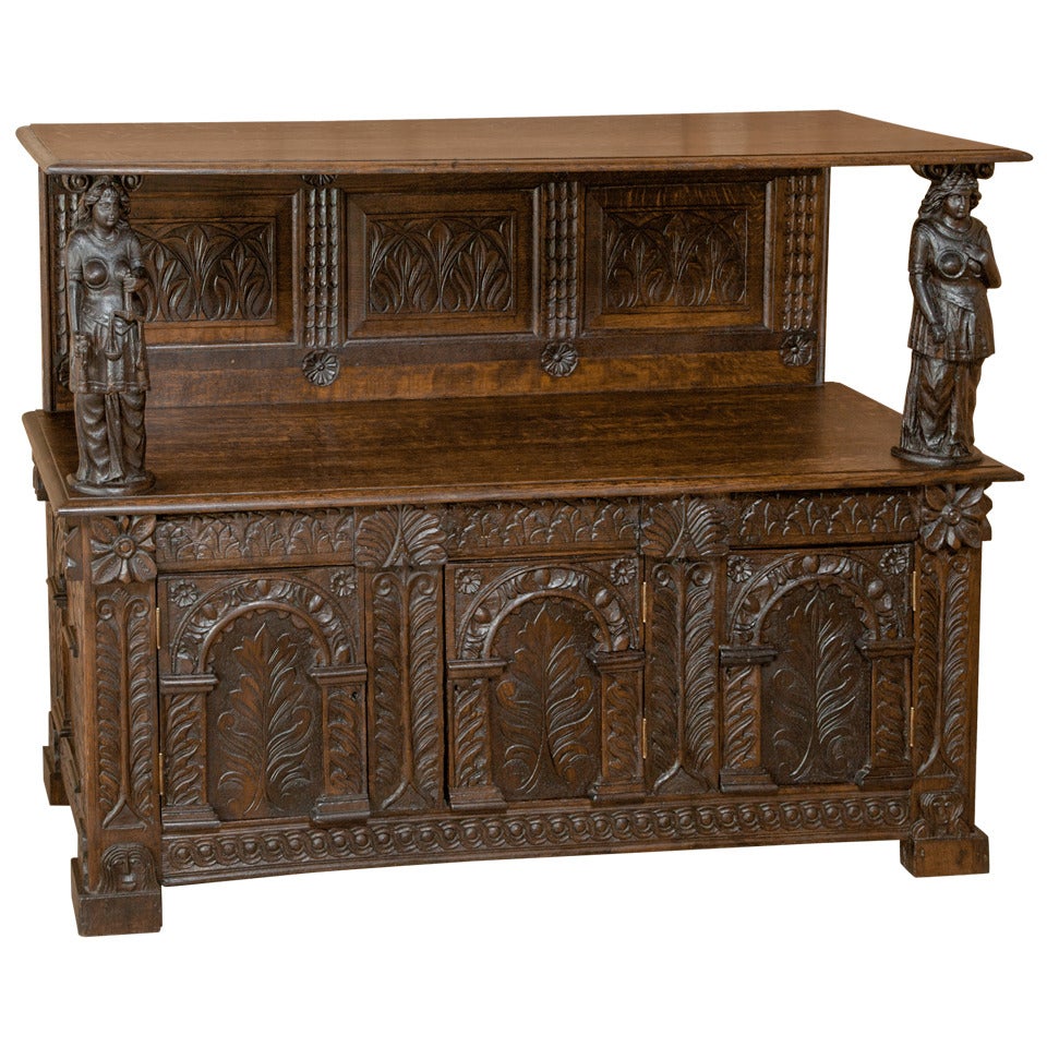 English Renaissance Credenza at 1stDibs
