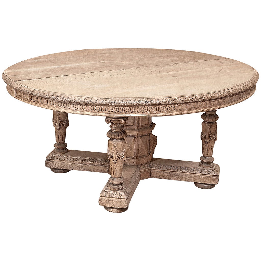 Louis XIV Dining Table with Leaf at 1stDibs