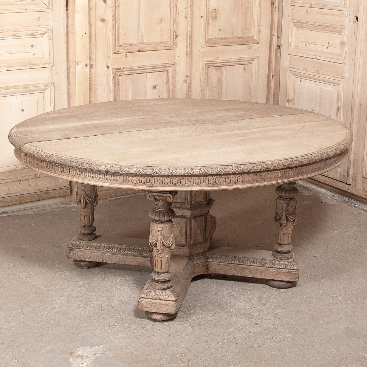 Louis XIV Dining Table with Leaf at 1stDibs