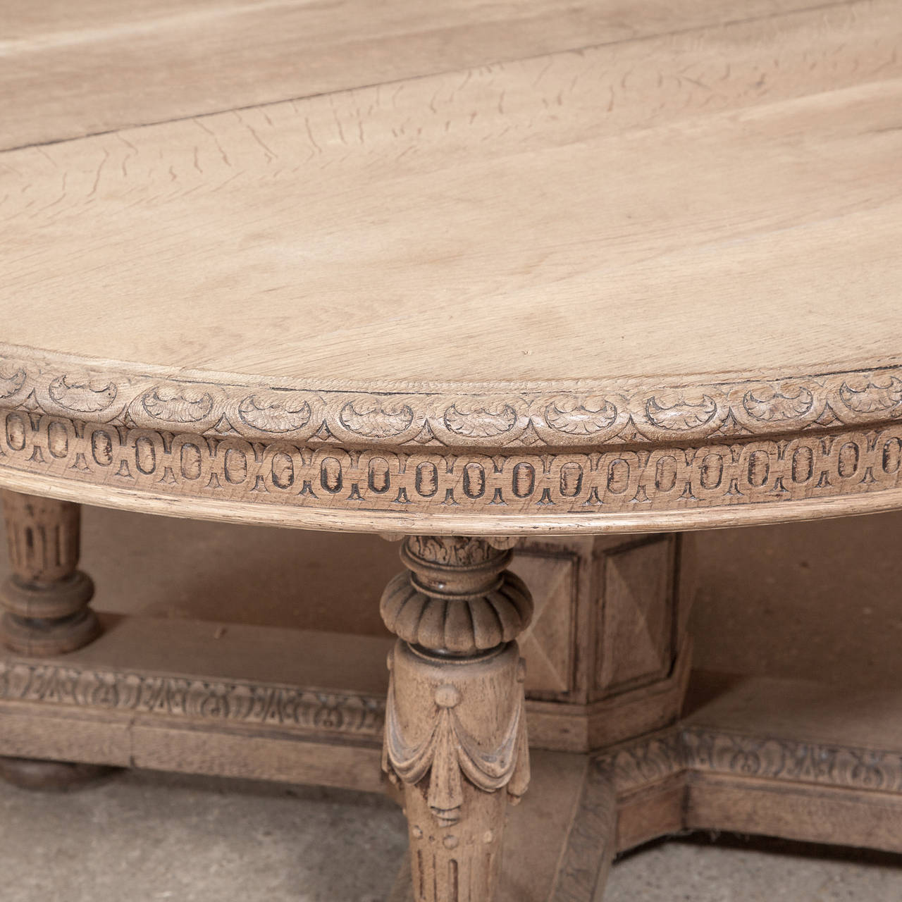 Louis XIV Dining Table with Leaf at 1stDibs