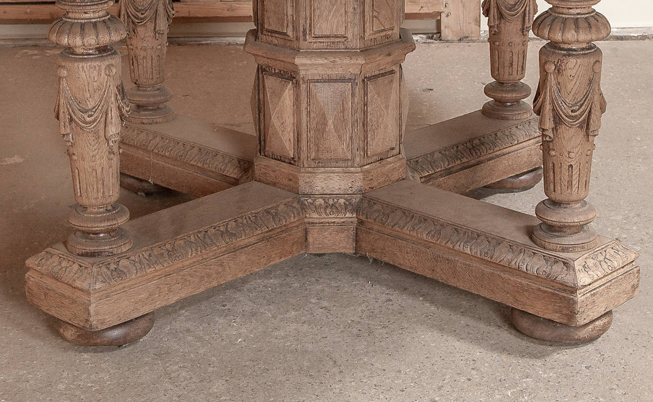 Louis XIV Dining Table with Leaf at 1stDibs