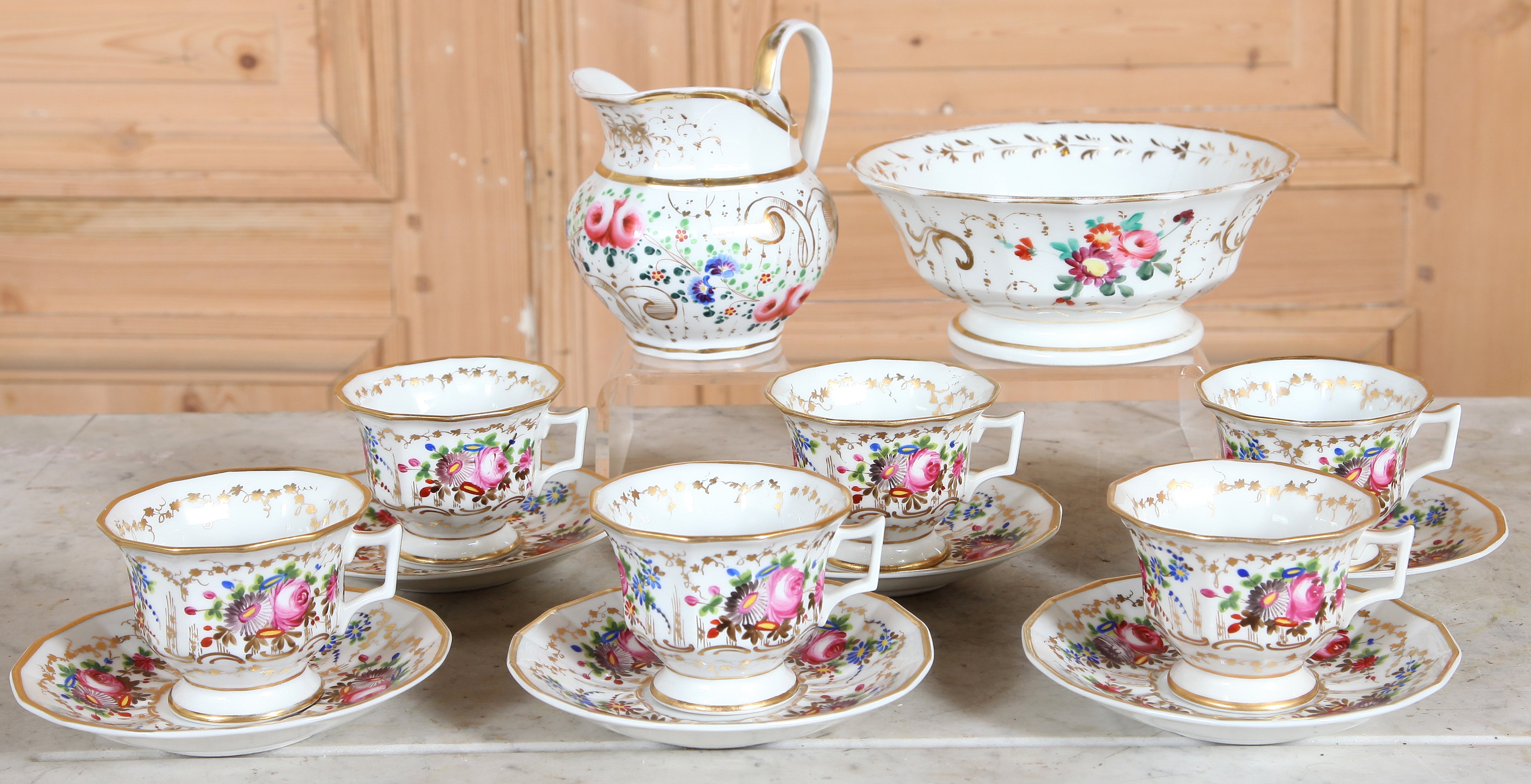 Antique Old Paris Tea Service at 1stDibs
