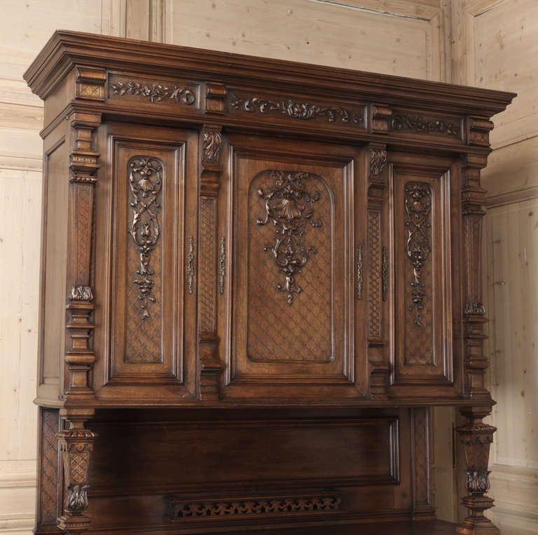 Antique French Louis XIV Buffet a Deux Corps at 1stDibs