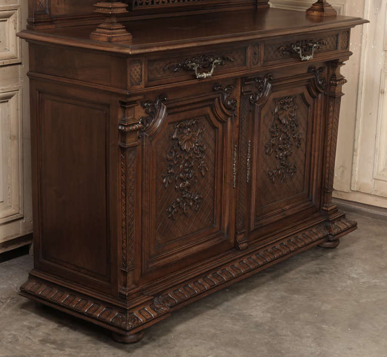 Antique French Louis XIV Buffet a Deux Corps at 1stDibs