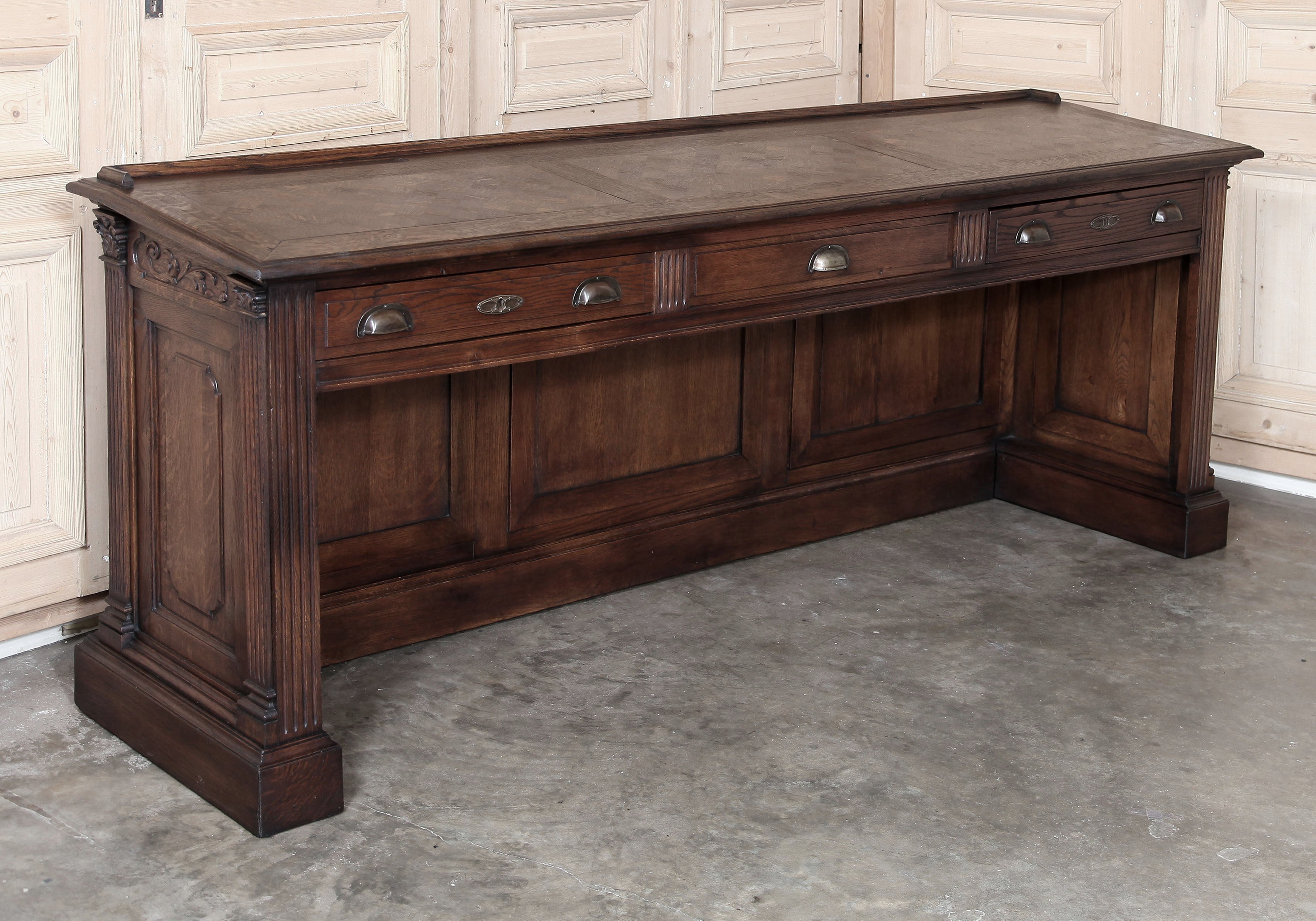 Antique Neo-Classical Library Counter at 1stDibs