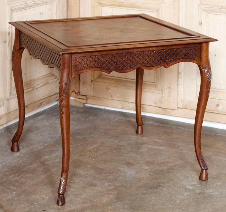 Country French Flip Top Game Table at 1stDibs
