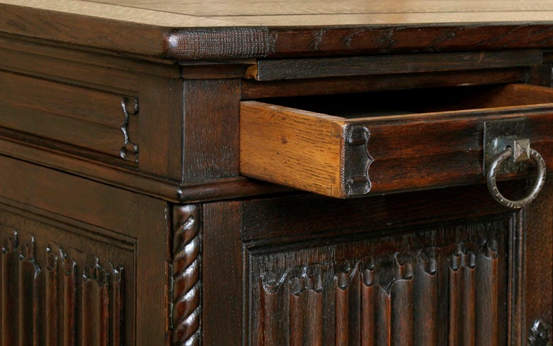 Vintage Gothic Executive Desk at 1stDibs