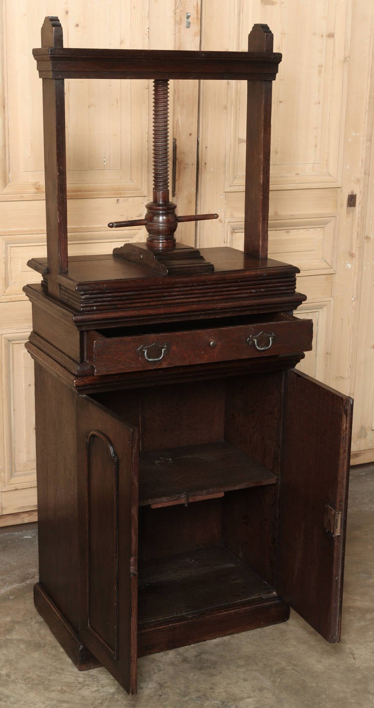 Antique Paper Press Cabinet at 1stDibs | old paper press