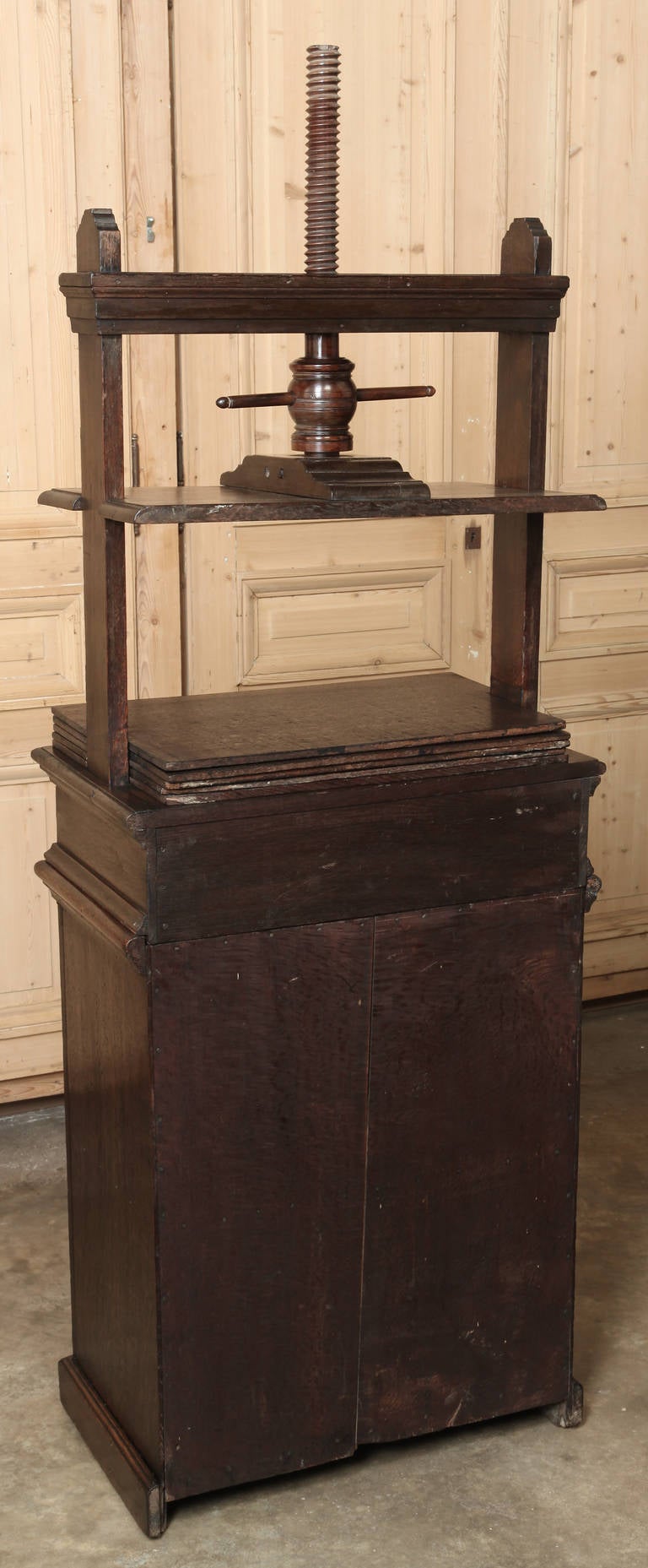 Antique Paper Press Cabinet at 1stDibs | old paper press