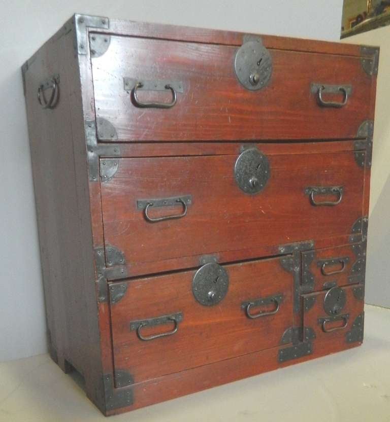 Small Antique Japanese Tansu at 1stDibs