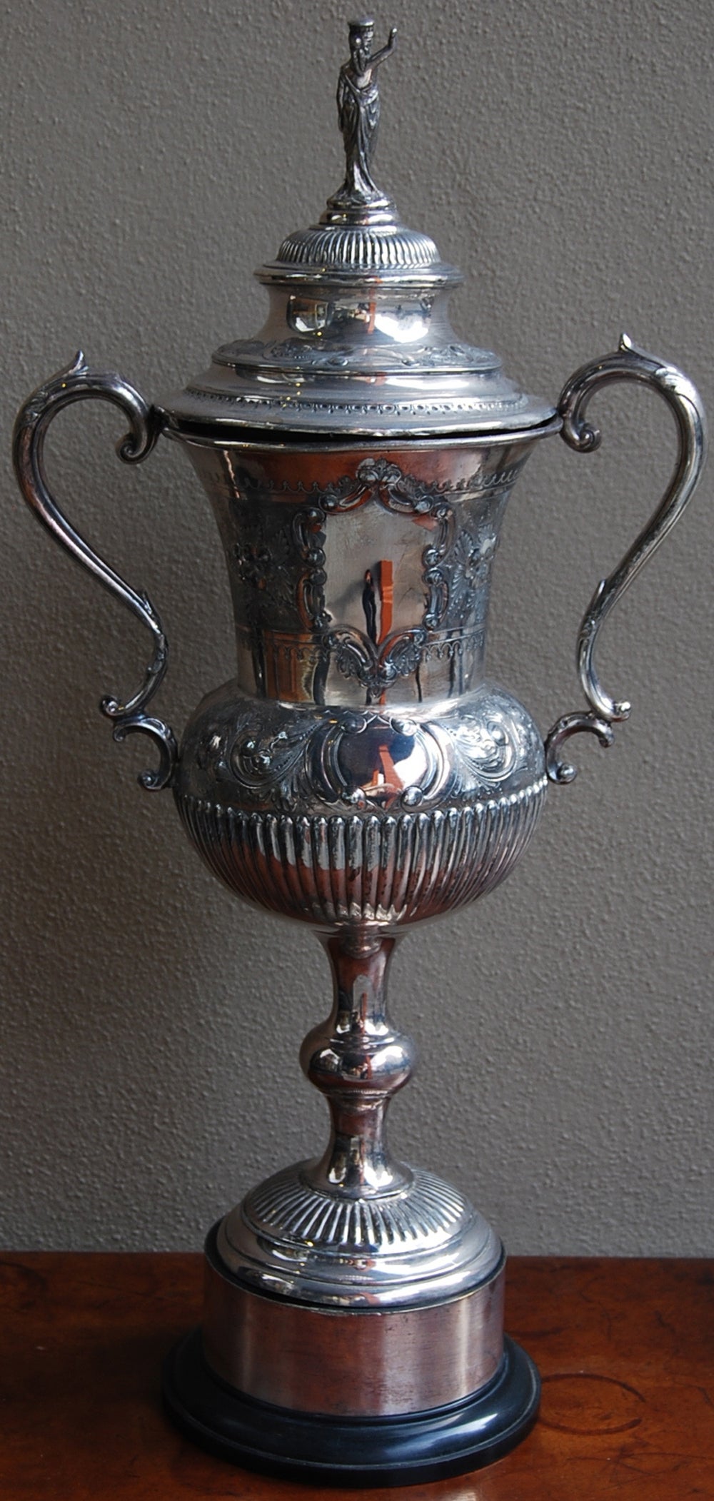 Magnificent Large Trophy With Lid at 1stDibs