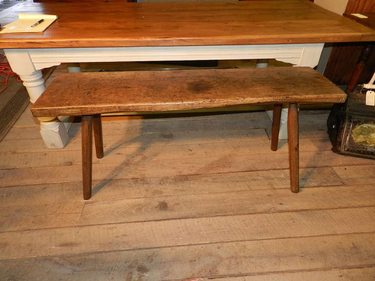 Rustic Bench Coffee Table at 1stDibs