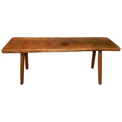 Rustic Bench Coffee Table at 1stDibs