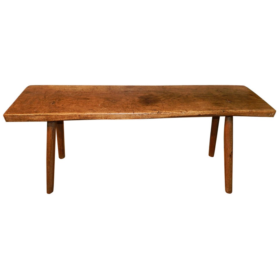 Rustic Bench Coffee Table at 1stDibs