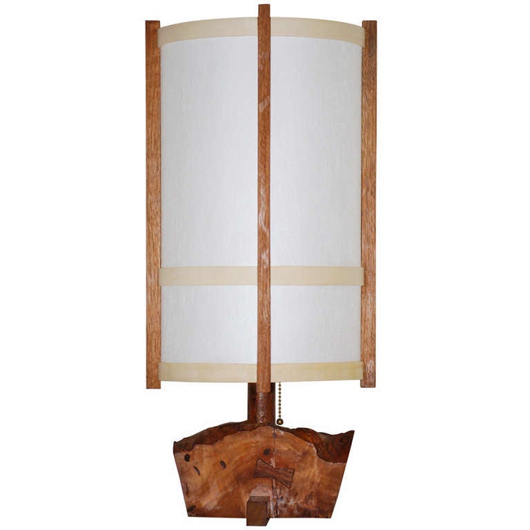 George Nakashima Table Lamp at 1stDibs