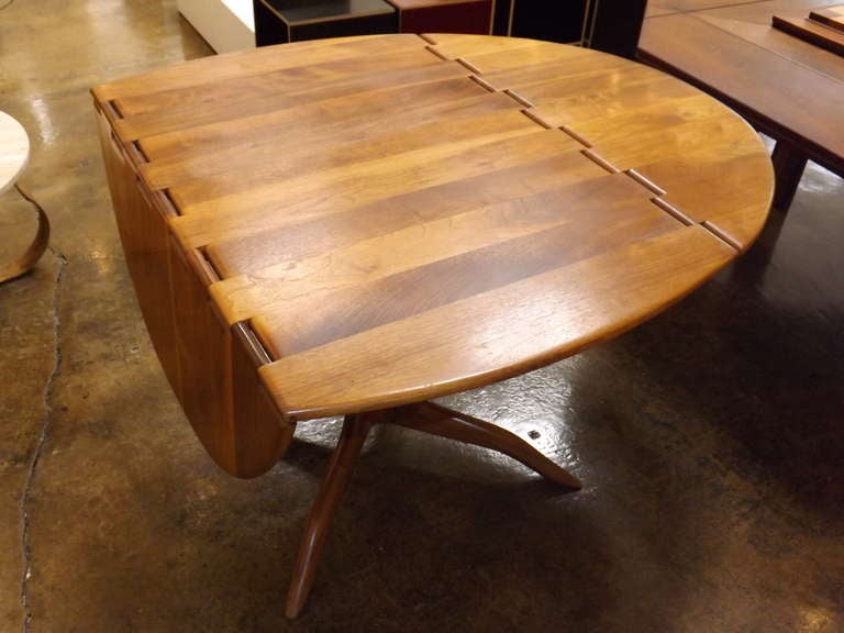 Sam Maloof Spider Leg Drop-Leaf Table For Sale at 1stDibs | sam maloof ...