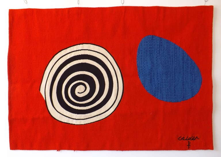 Alexander Calder "Spiral" Tapestry at 1stDibs