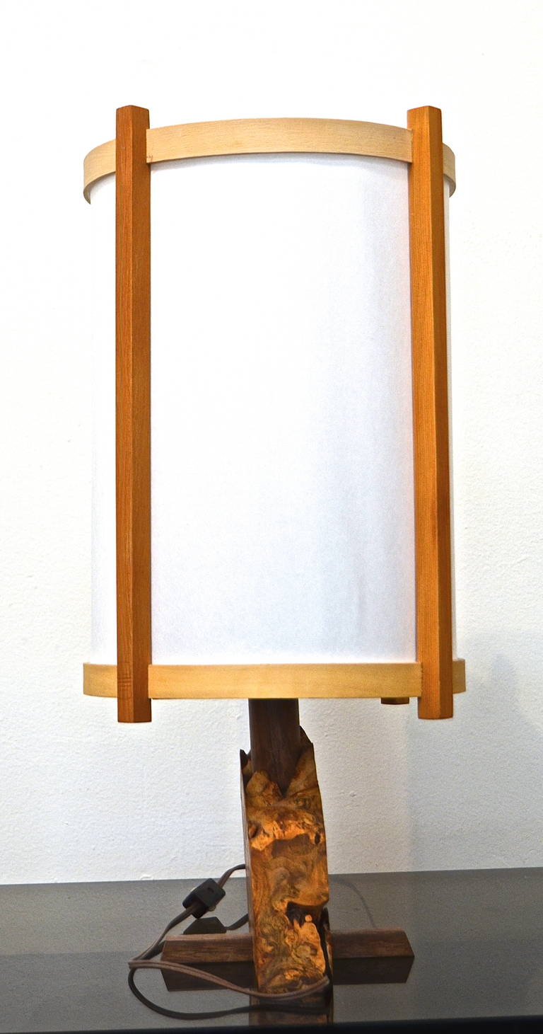 George Nakashima Table Lamp, 20th Century at 1stDibs