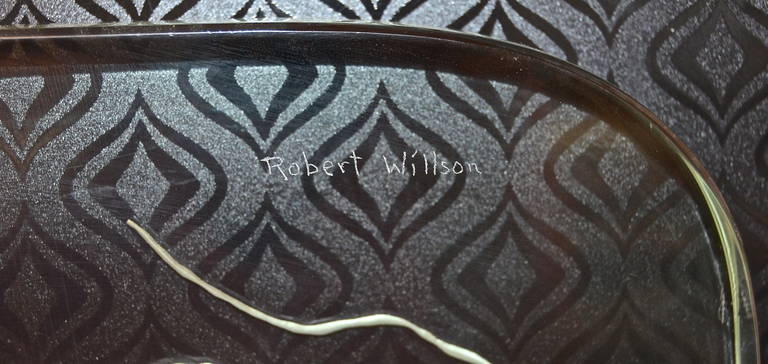 Robert Willson Glass Sculpture For Sale at 1stDibs