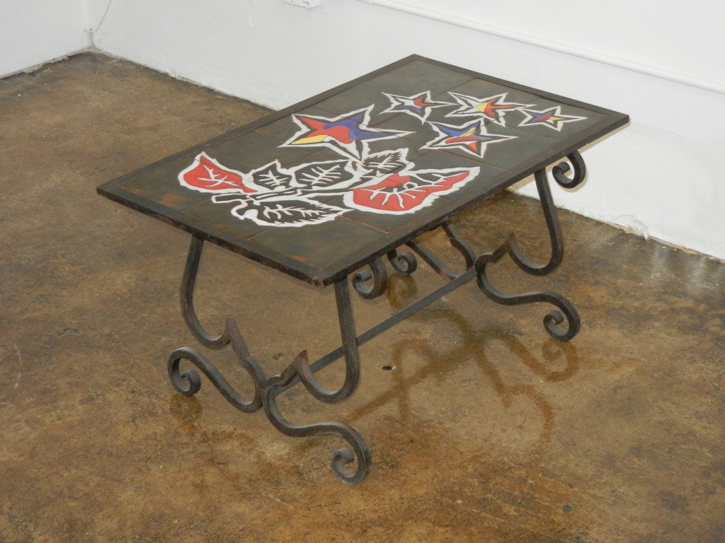 Jean Lurcat Tile Top Table at 1stDibs