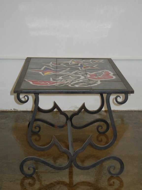Jean Lurcat Tile Top Table at 1stDibs