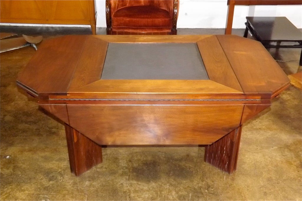 Incredible Phillip Lloyd Powell Octagonal Table For Sale at 1stDibs