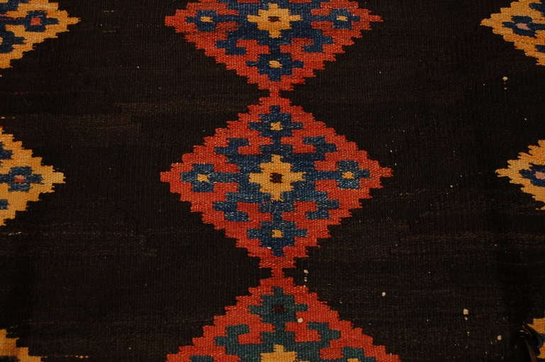 Early 20th Century Shahsavan Kilim Runner at 1stDibs