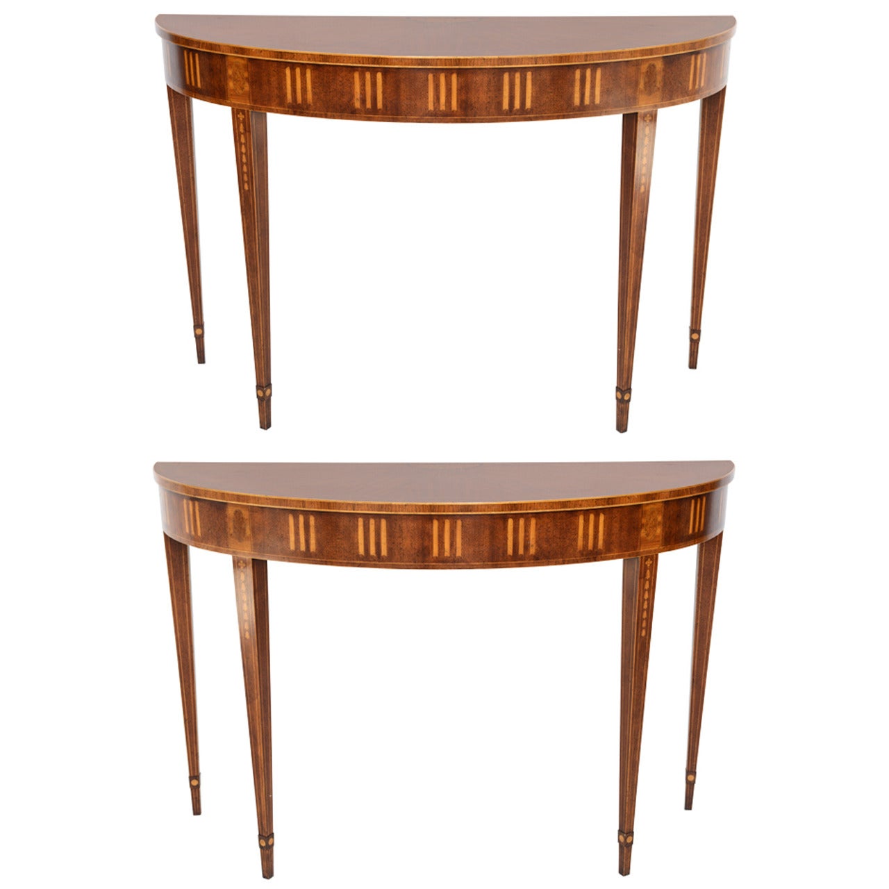 Pair of Baker Console Tables SATURDAY SALE at 1stDibs