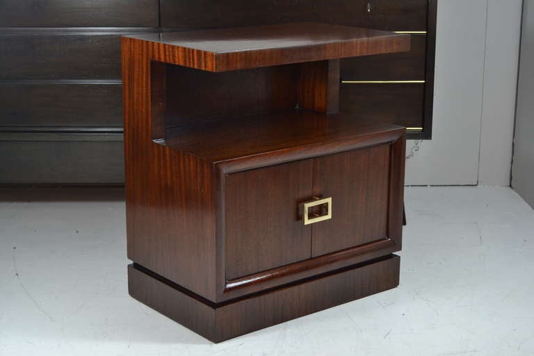 Pair of Mahogany Chests after Grosfeld House at 1stDibs