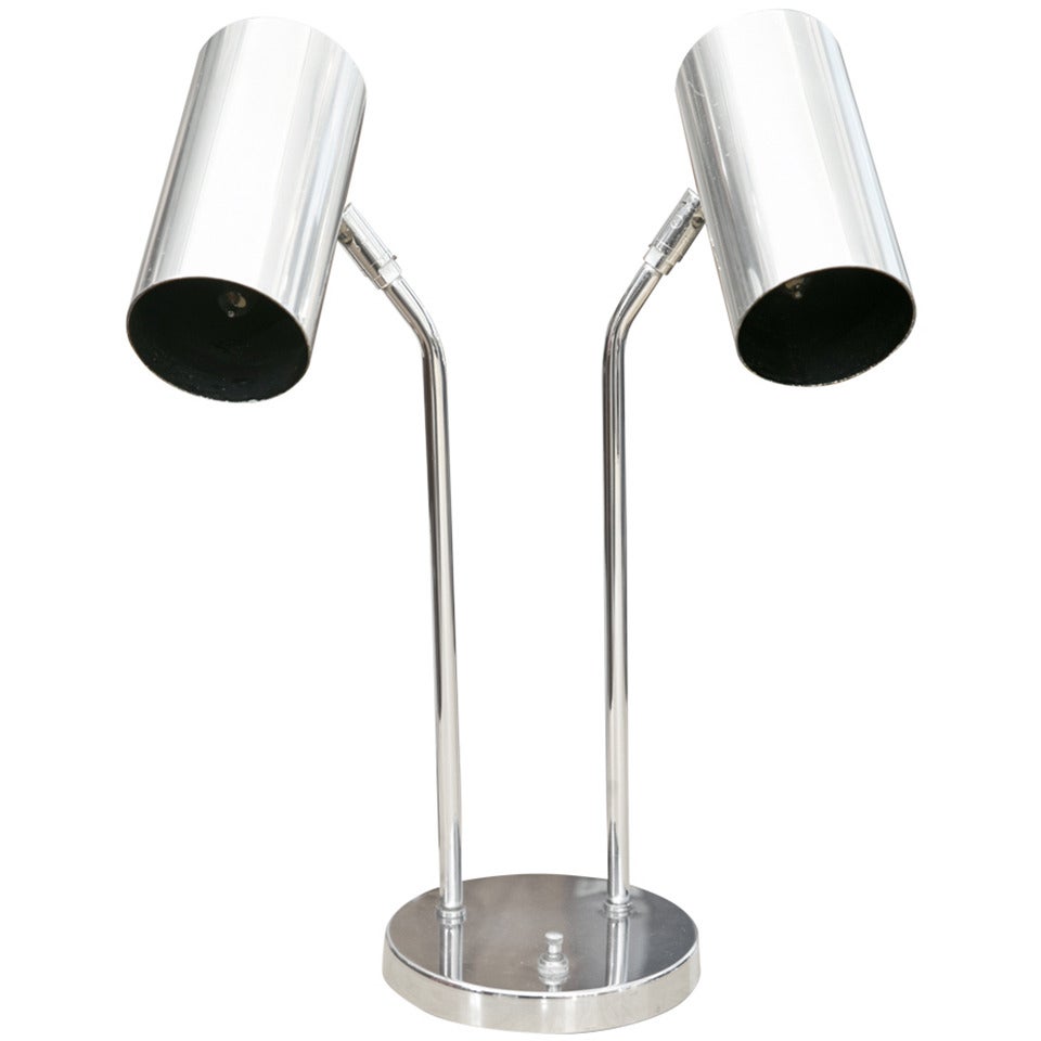 1960s Koch and Lowy Dual Head Lamp at 1stDibs